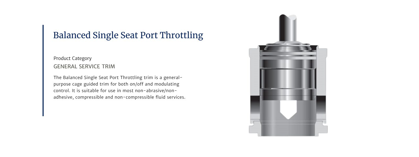 Balanced Single Seat Port Throttling | Celeros Flow Technology
