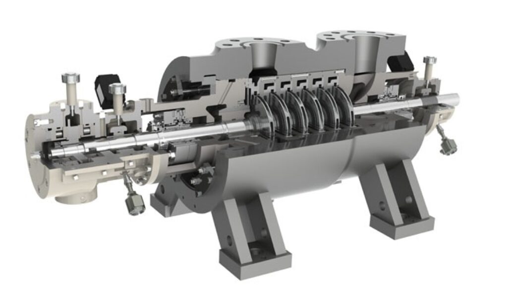 BB5HP Multistage, API 610, Barrel Radially Split Pump | ClydeUnion ...